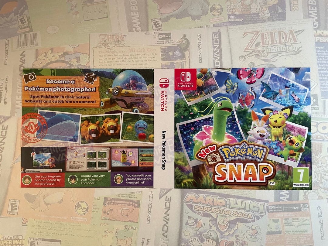 New Pokemon Snap Switch Box Art for Clear DS Case print Only - Etsy