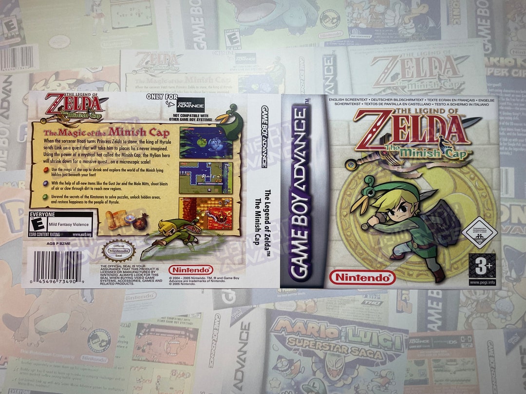 Zelda Minish Cap GBA Box Art for Clear DS Case Print Only - Etsy.de