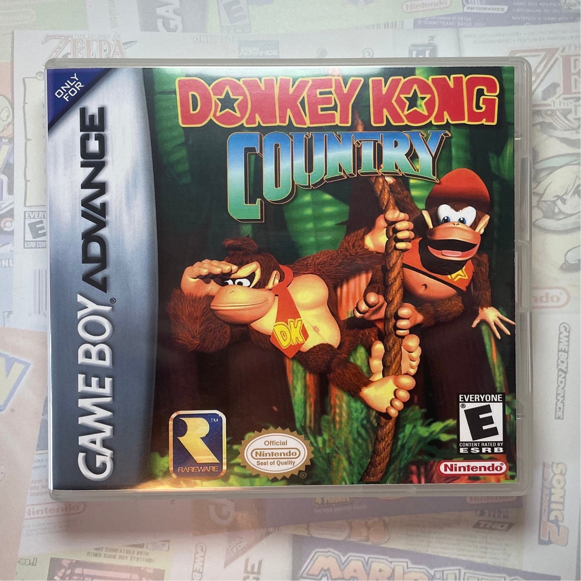 Donkey Kong Country GBA Box Art for Clear DS Case (print Only) - Etsy