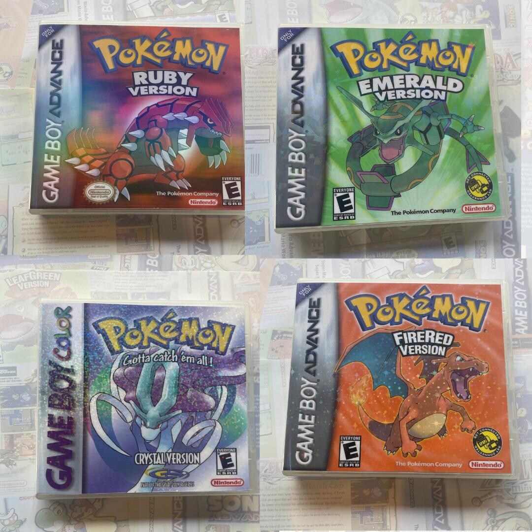 HOLOGRAPHIC Pokemon Gameboy Box Art for Clear DS Case (print Only ...
