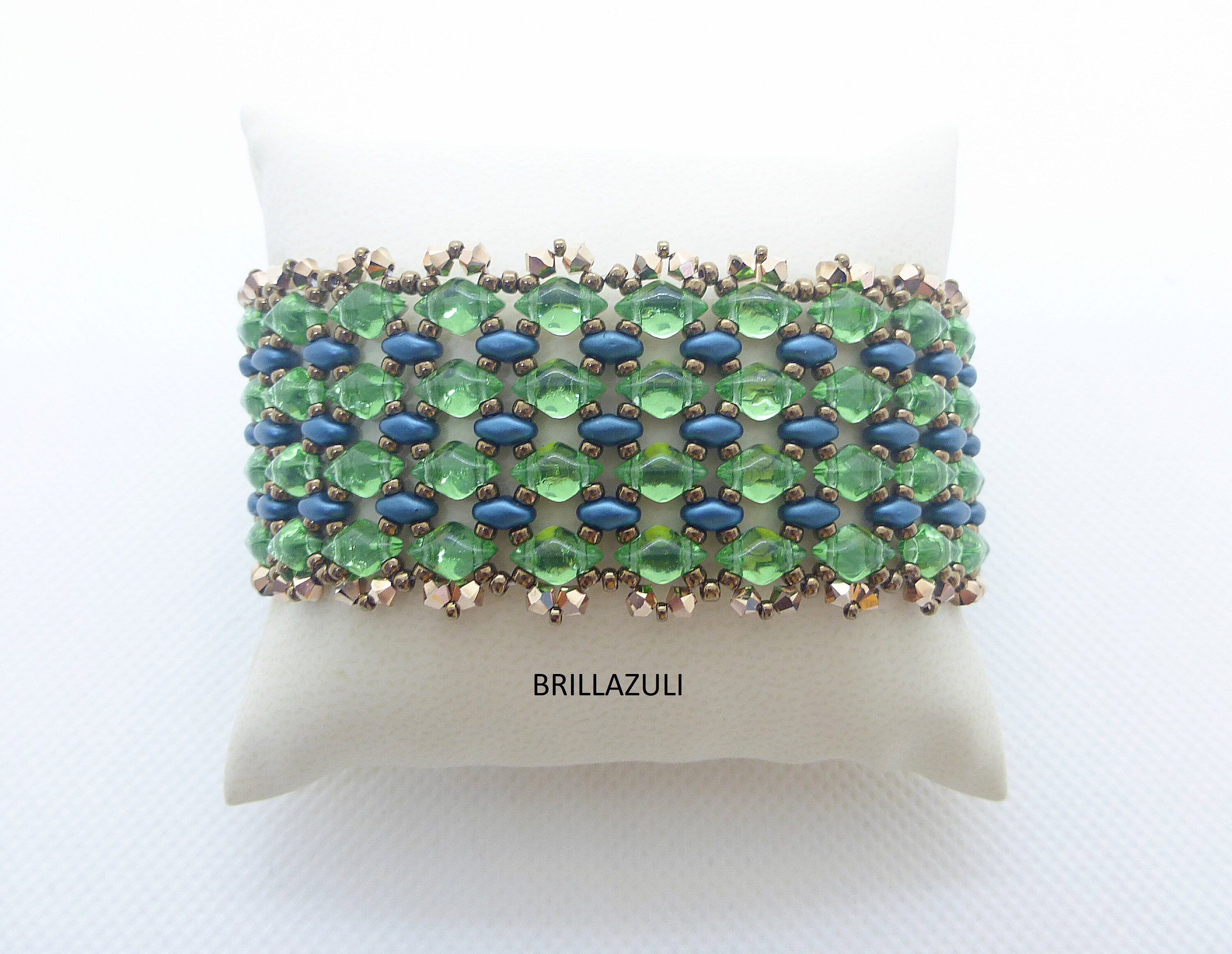 Yudeca Bracelet Pattern: Gemduo & Superduo Beading (PDF) - Etsy