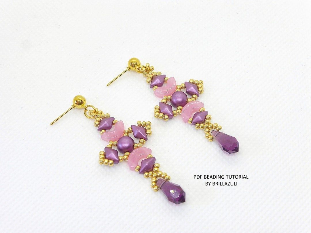 PDF Two Patterns Arcadia Earrings/bracelet Pattern, Arcos Par Puca ...