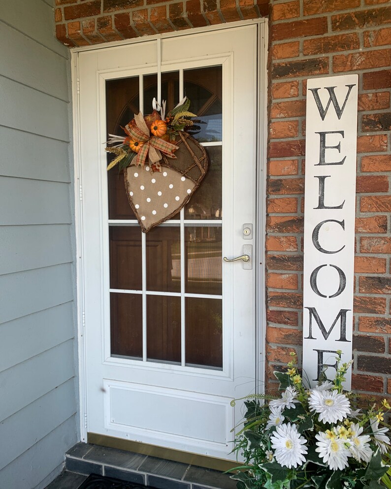 Fall Acorn Door Hanger for Front Door Acorn Wreath Fall Door - Etsy