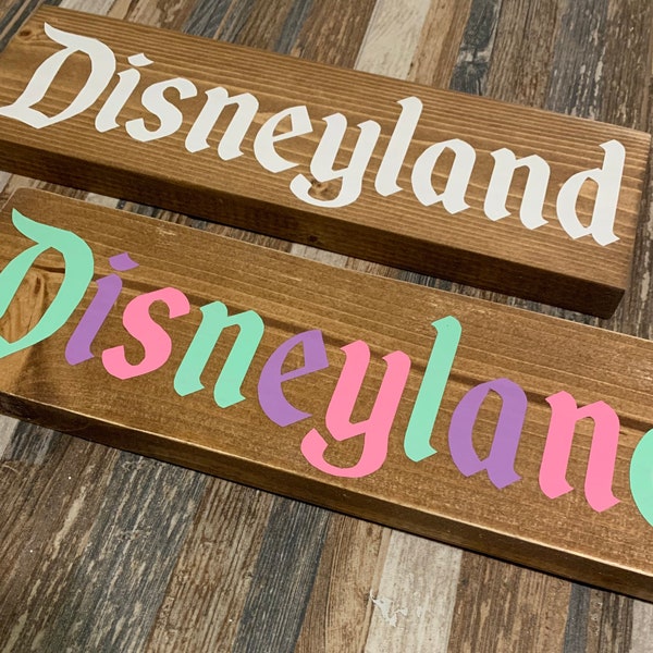 Disneyland Sign - Etsy