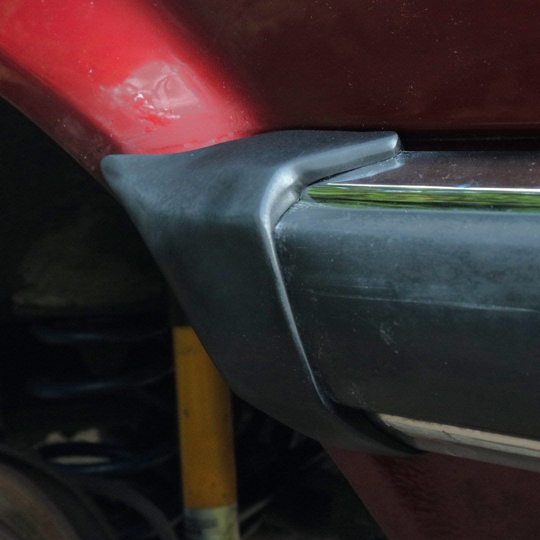BMW E30 Convertible Rear Euro Chrome Bumper End Caps - Replaces ...