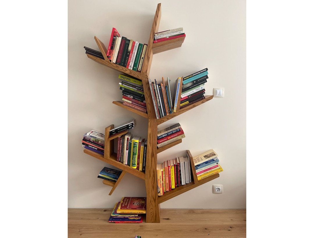 Bookcase "tree" 2-1 ОАК // Wooden Tree With Natural - Organic Design ...