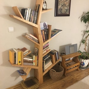 Bookcase "tree" 2-1 ОАК // Wooden Tree With Natural - Organic Design ...