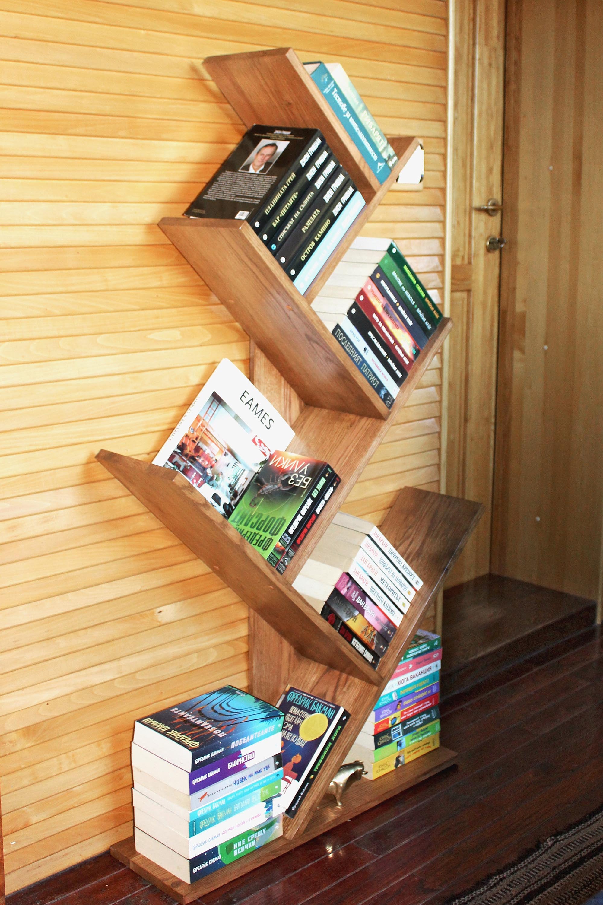 Solid Wood Oak // Bookcase "tree" 8-2 //home Decoration // Tree ...