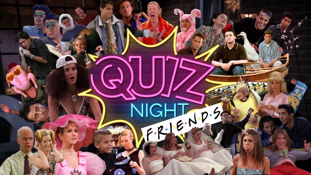 FRIENDS Quiz || FRIENDS Game Night || Birthday Games || Trivia Game ...