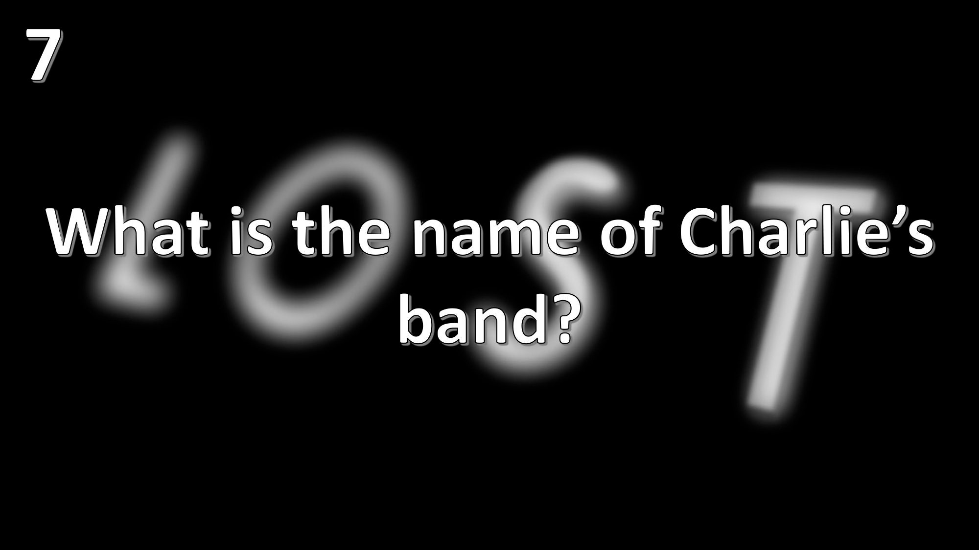 Lost Quiz Lost TV Show Trivia LOST Quiz Night Games Birthday Games ...