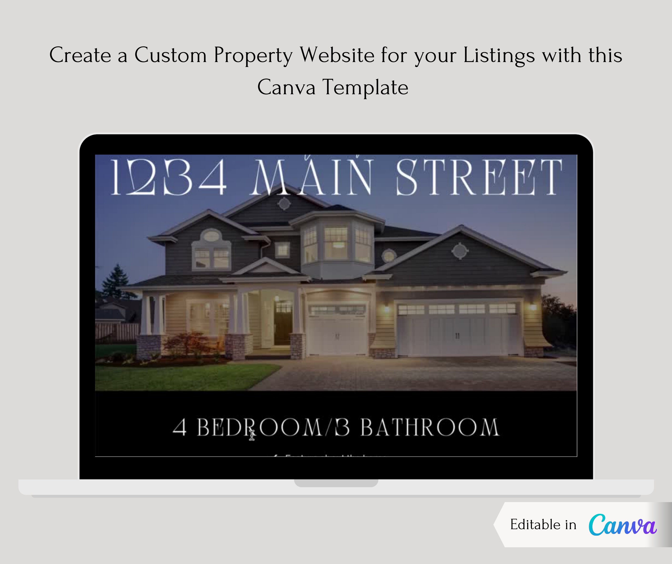 Real Estate Website Template Custom Listing Website Custom Property ...