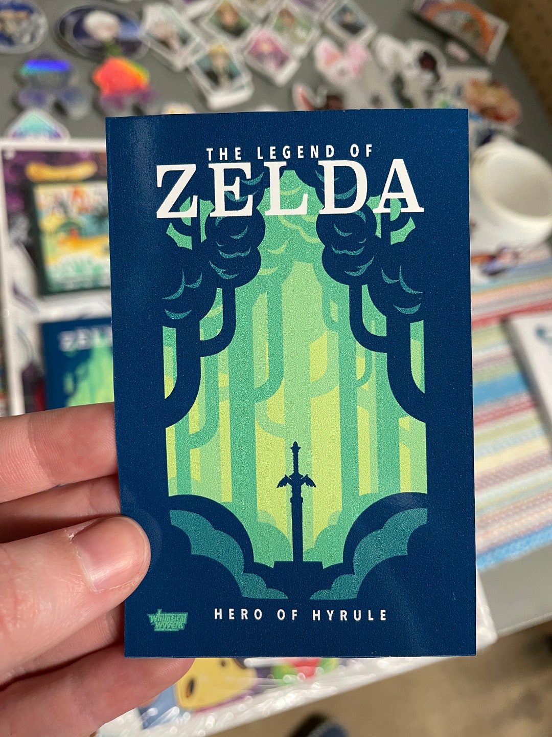 Zelda Vinyl Sticker 2.5x4 - Etsy