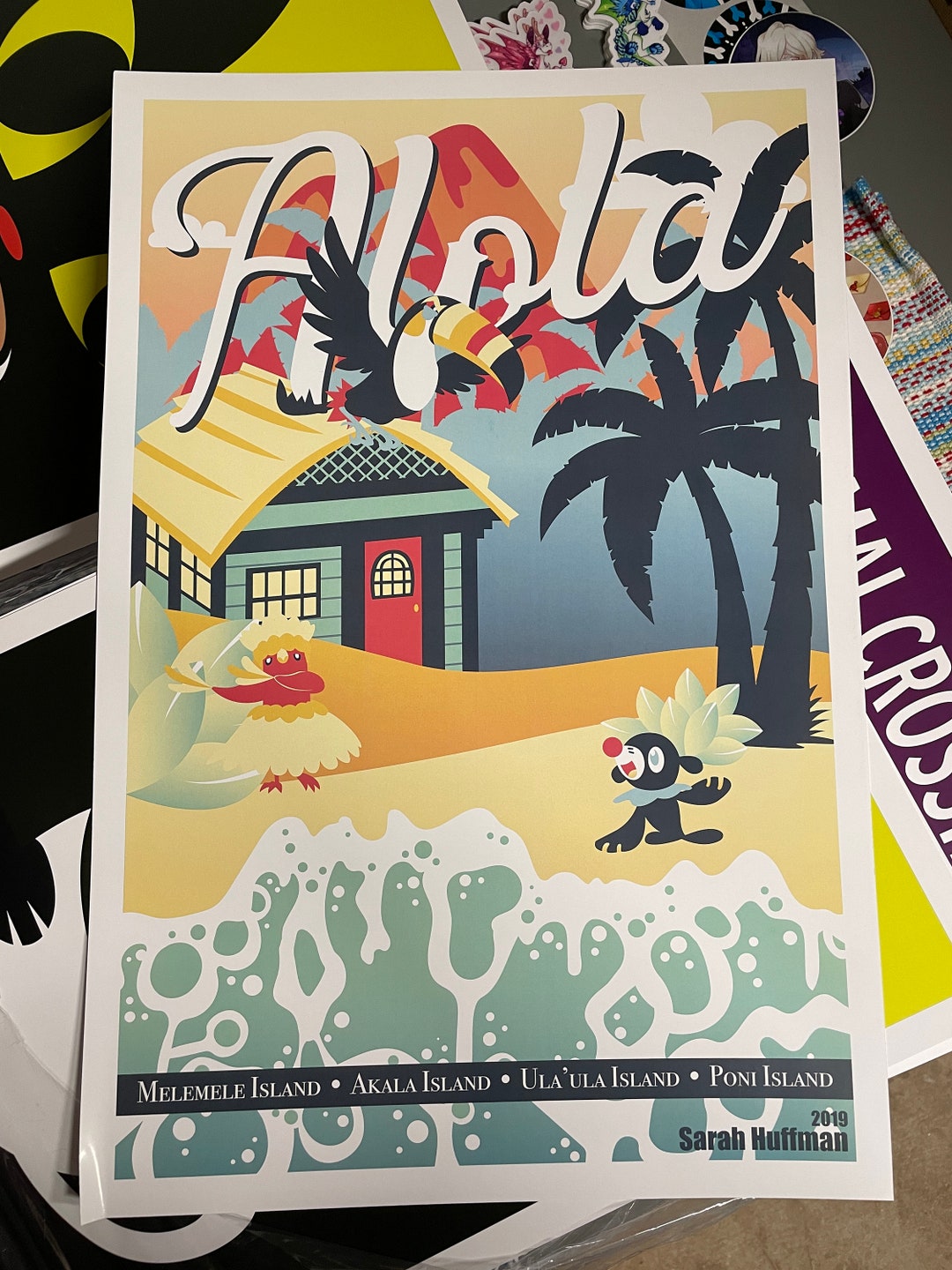 Alola Pokemon 12x18 Print - Etsy