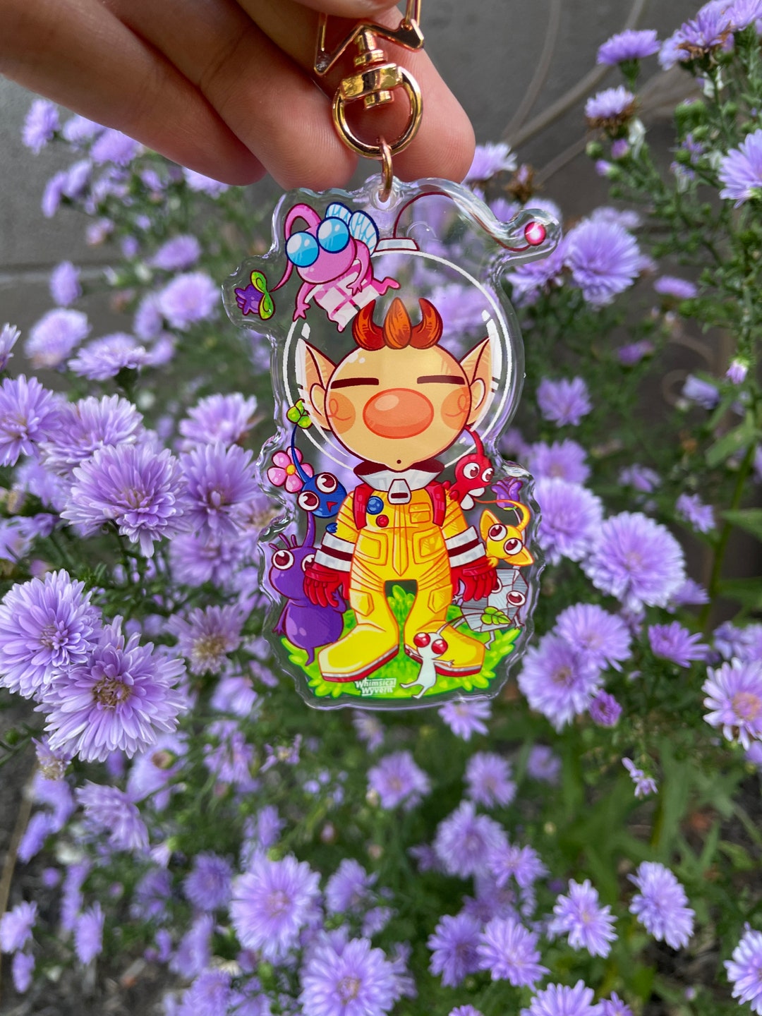 Olimar Pikmin Acrylic Keychain - Etsy