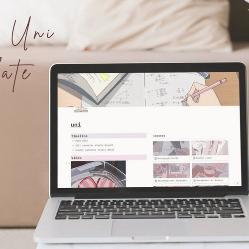 Digital Student Notion Planner Academic Notion Template - Etsy Canada