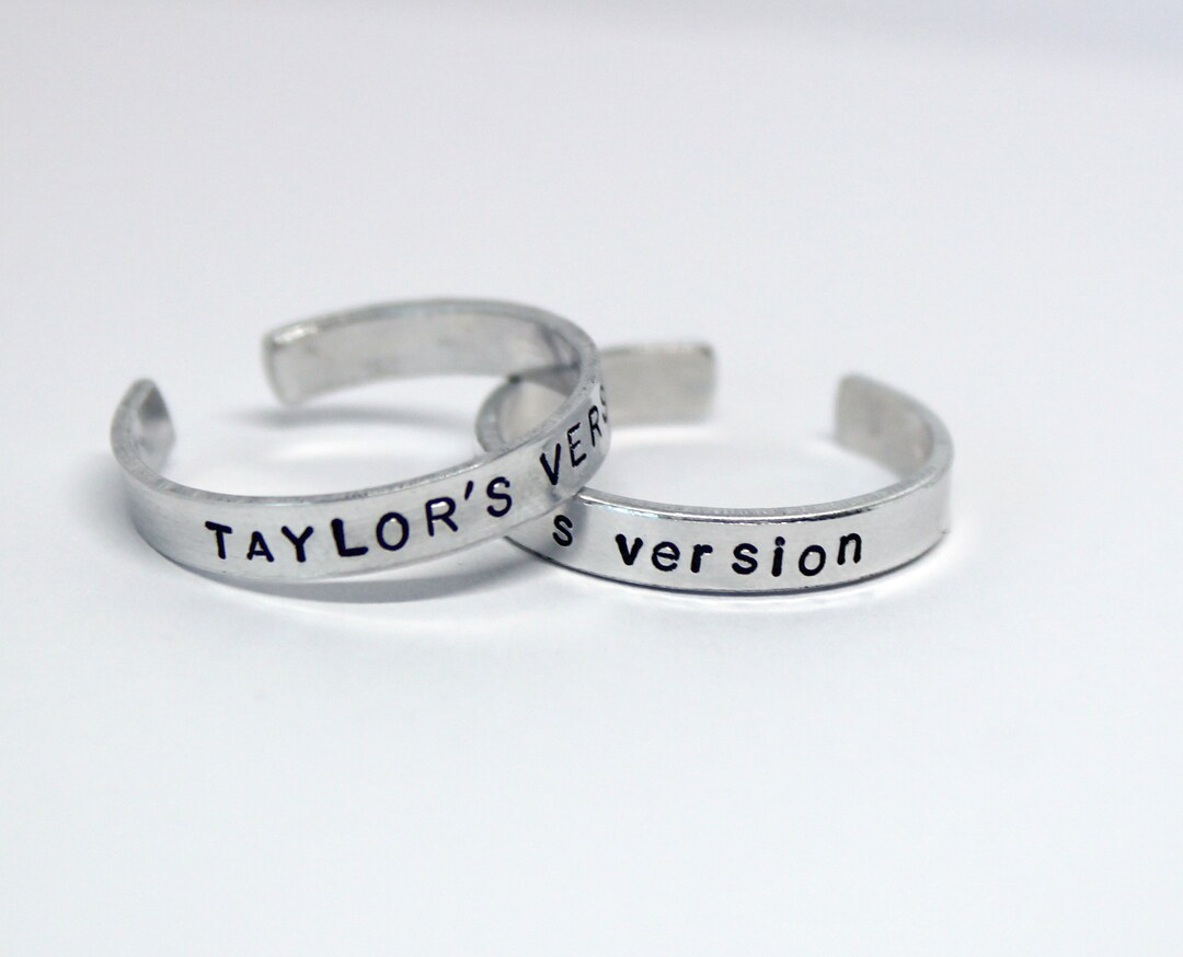 Taylor's Version taylor Swift Hand Stamped Ring - Etsy