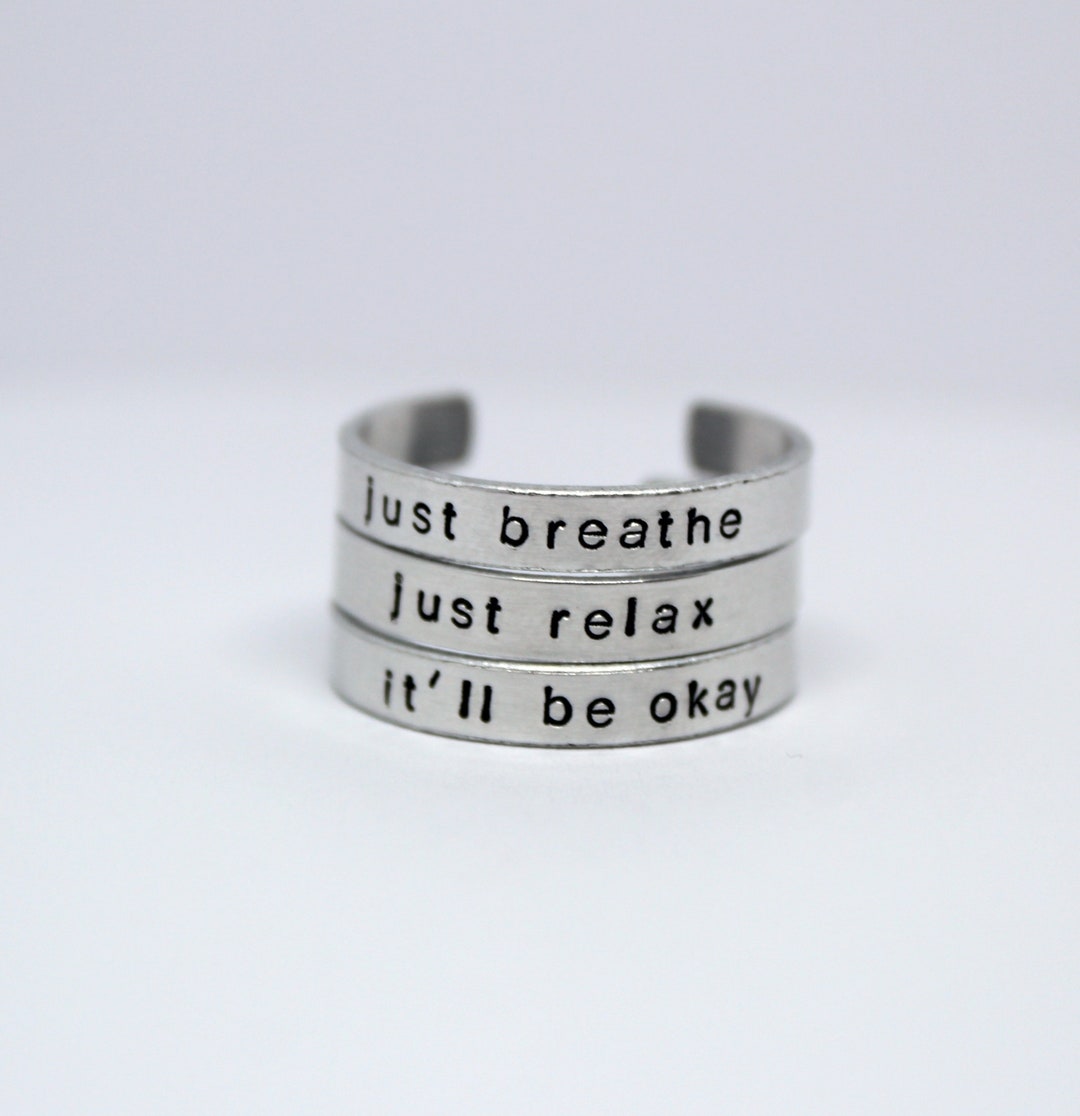 Gentle Reminders (taylor Swift Inspired) Hand Stamped Rings - Etsy