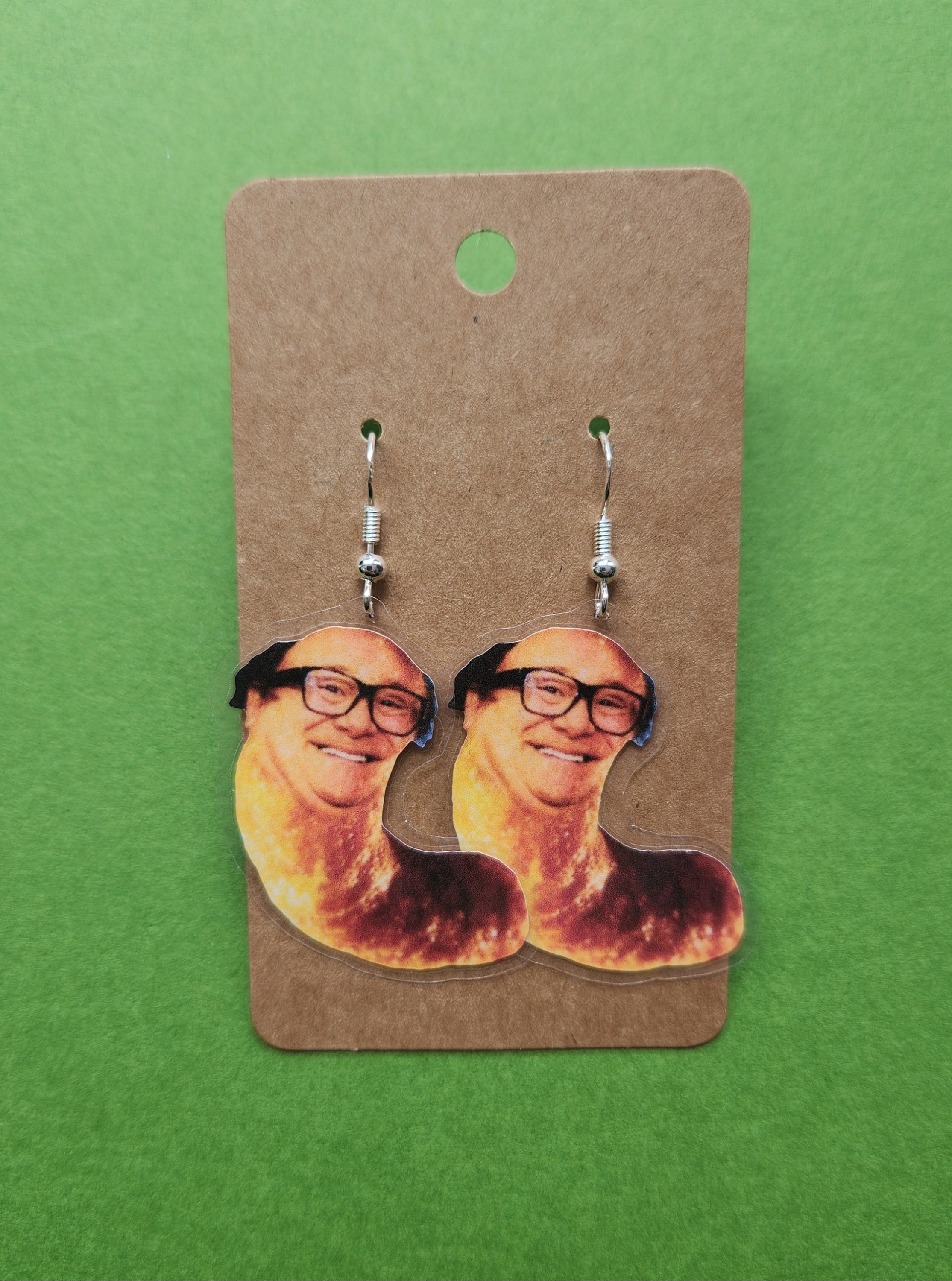 Danny Dacheeto Danny Davito Sterling Silver Earrings With Hook - Etsy