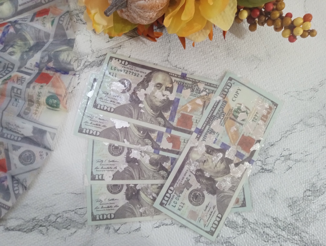 5-100 Dollar Placeholders Prop Money Silver Prop Dollars - Etsy