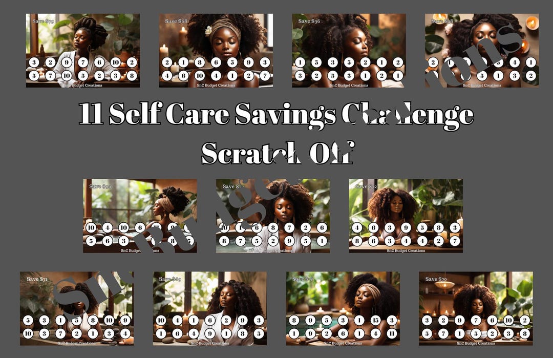 Up to 11 Melanin Low Budget Relaxing Unplug Scratch off Savings ...