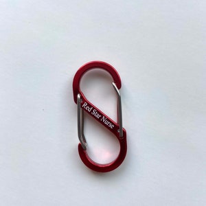 Red Star Nurse S Carabiner - Etsy
