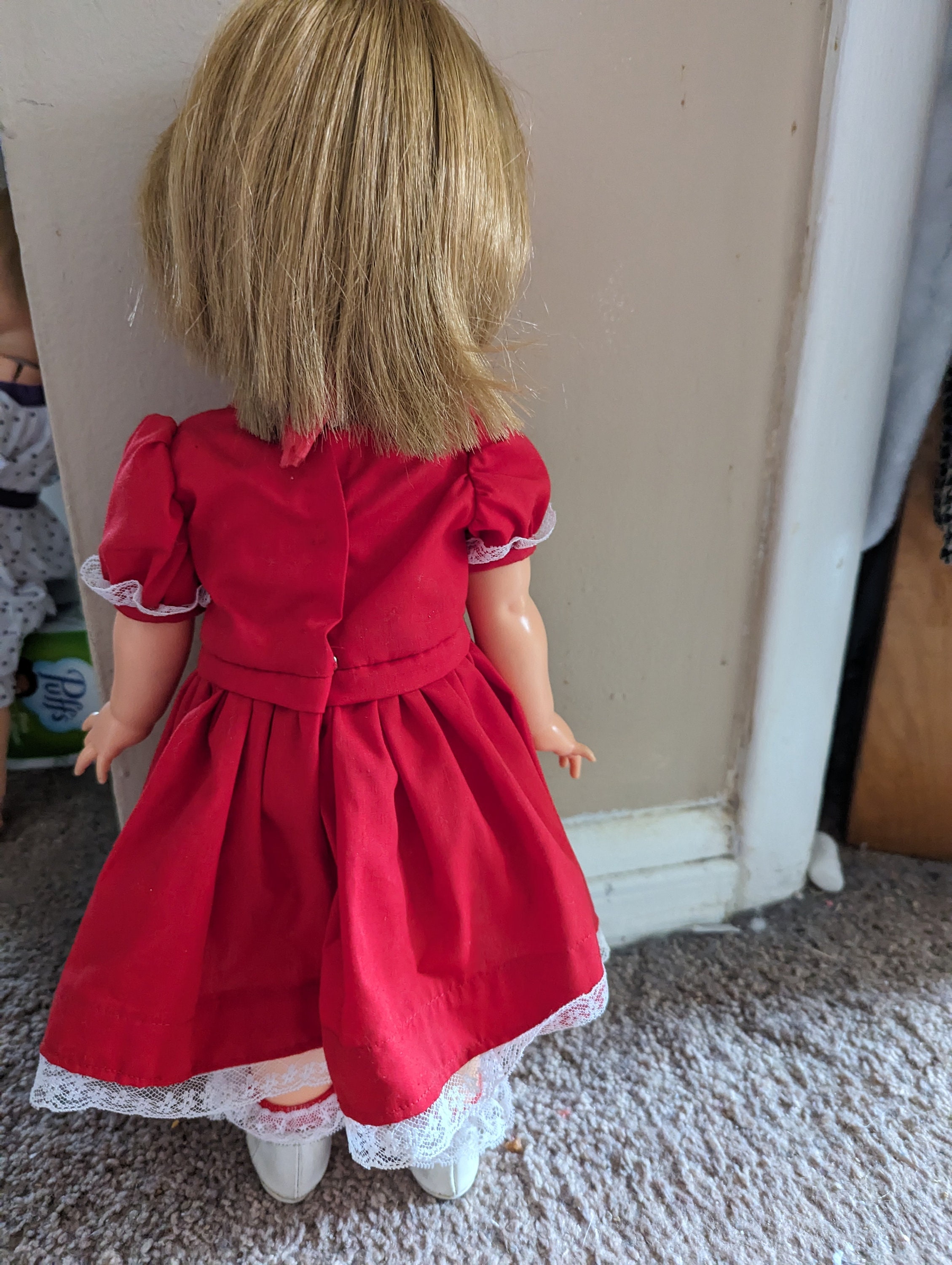 1967 Giggles Doll. She Has Been Fixed to Giggle Comes in This Outfit ...