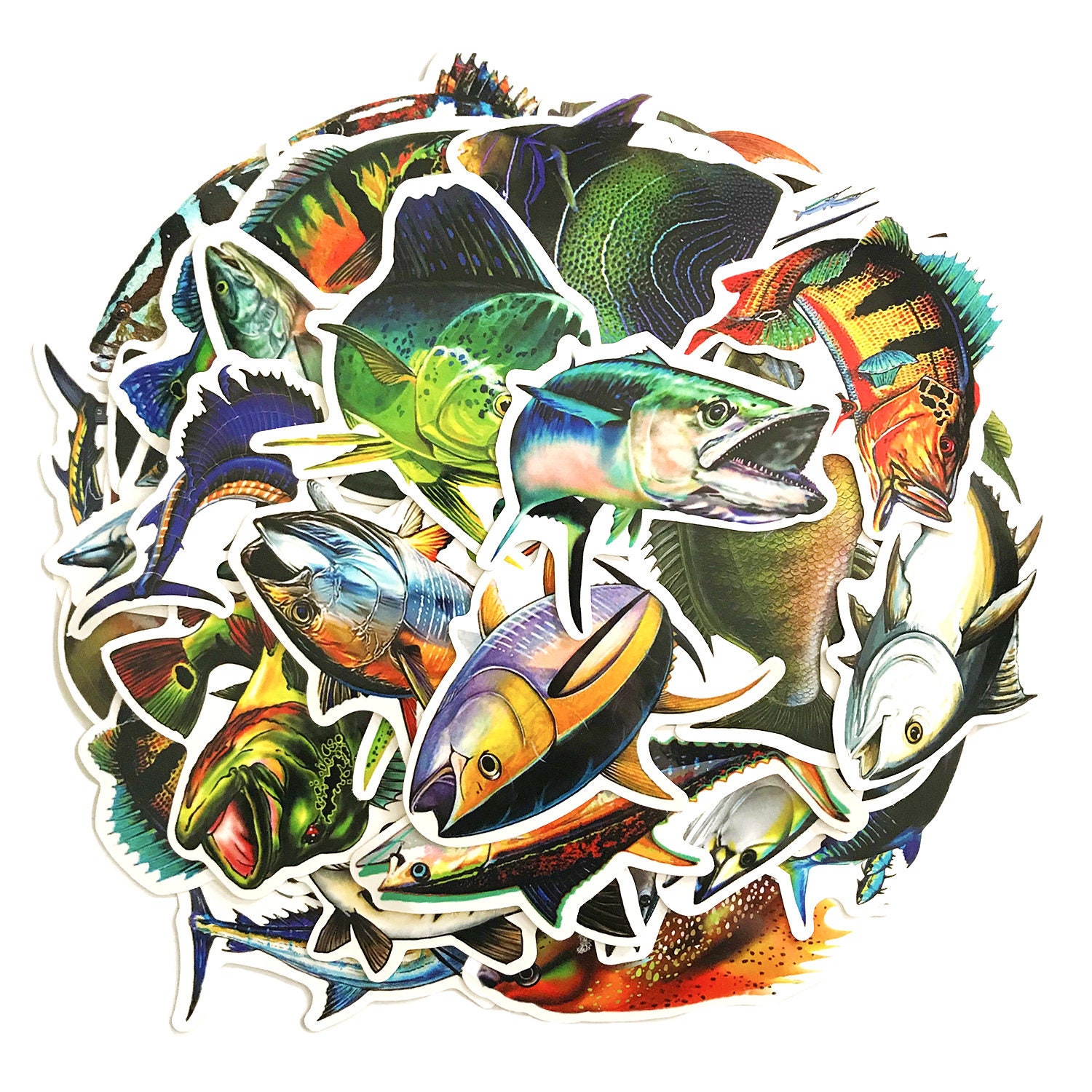 50pcs Colorful Fish / Fishing / Fish Sea Fish Fishing Fishing - Etsy