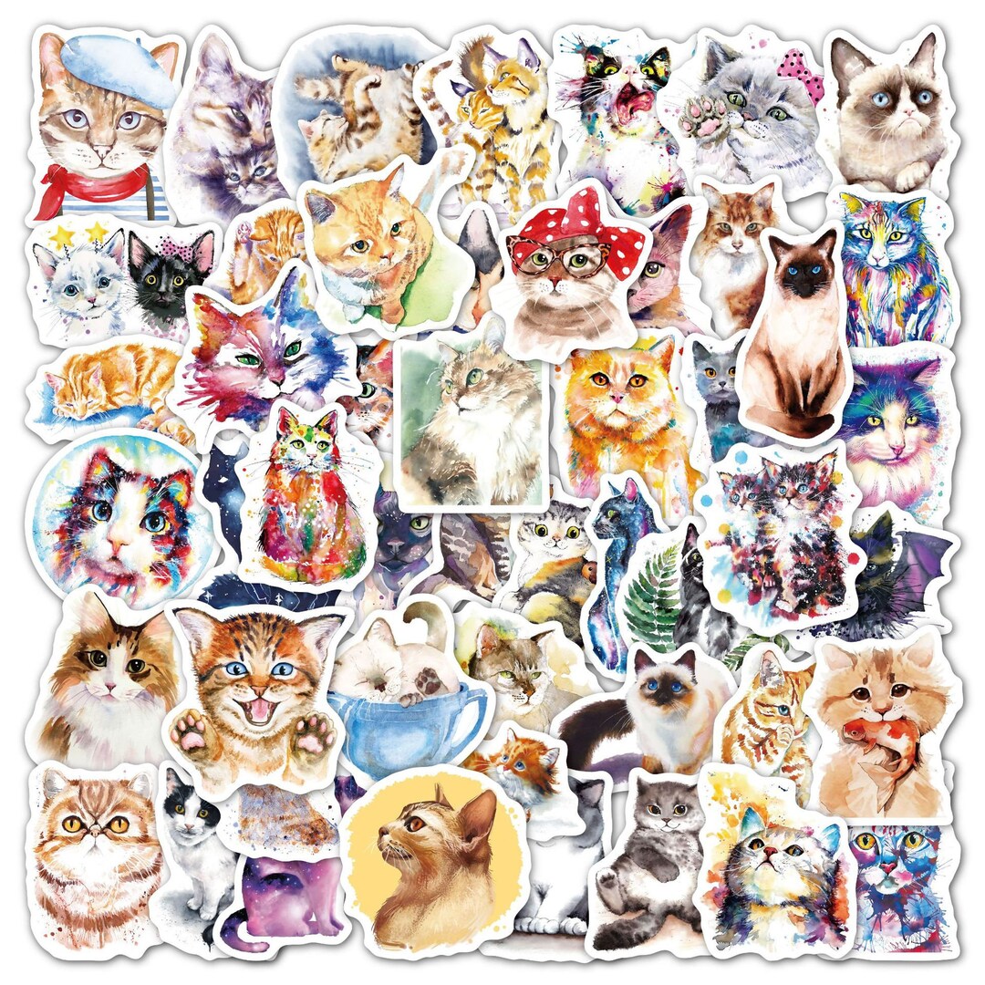 50pcs Mini Cute Cat / Cat Lover / Cats / Kitty / Kitten / Cat Style ...
