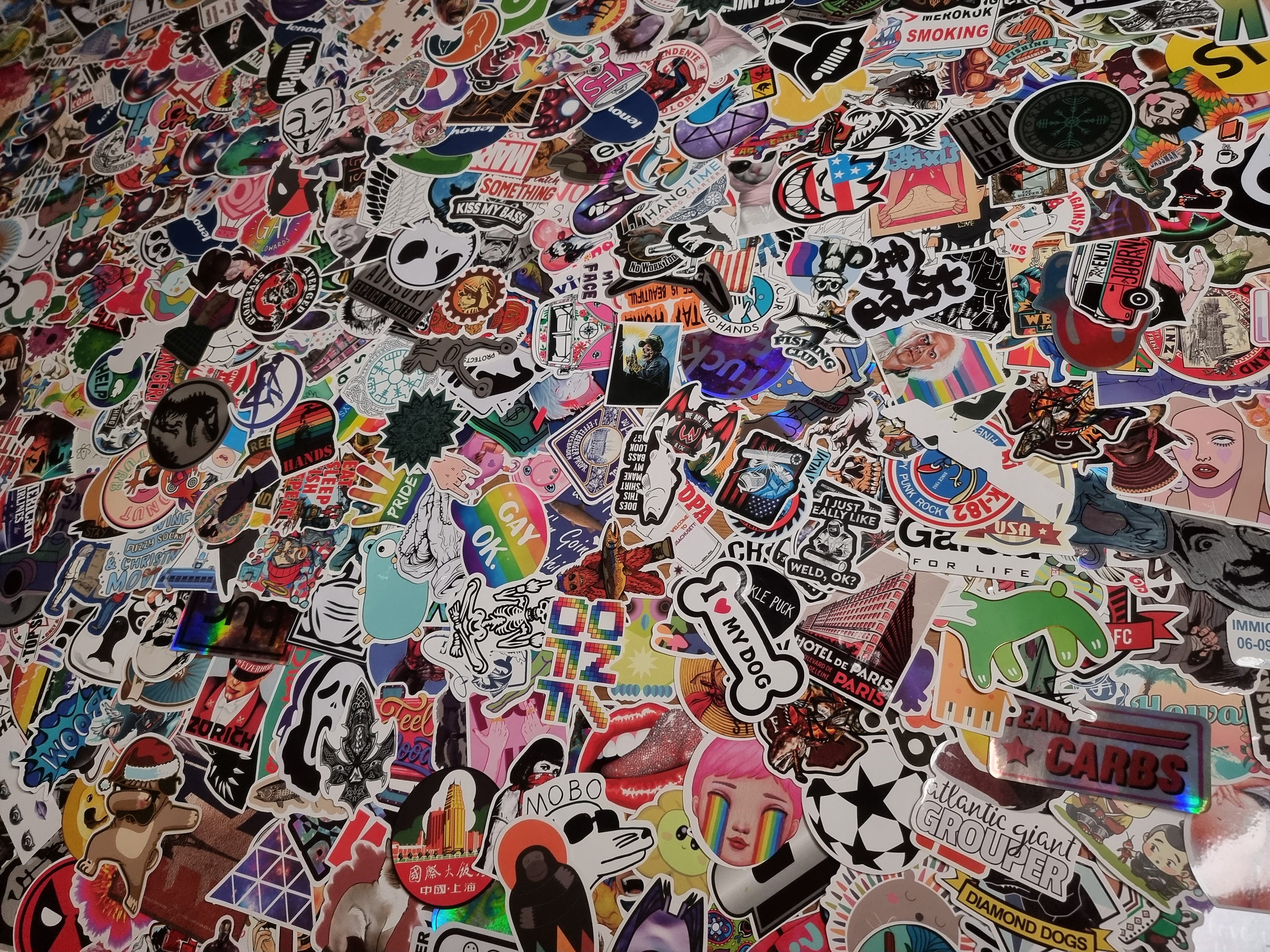 50 Stück Fresh Cool Skater Mystery Mix Stickerbomb Aufkleber ...