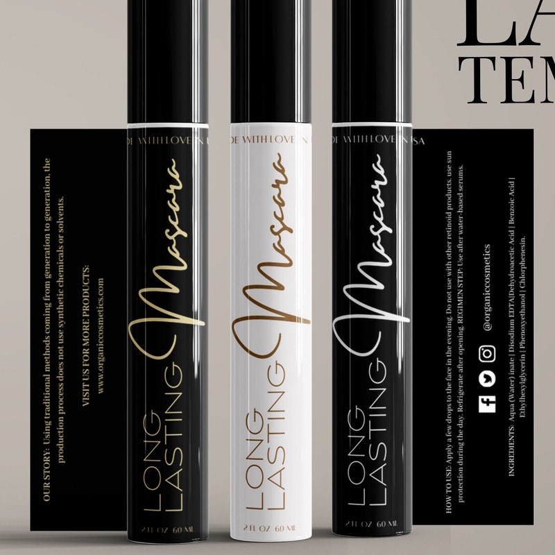 Mascara Logo Template - Etsy