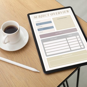 2021 2022 Planner, Academic Planner Printable Template, Student Planner ...