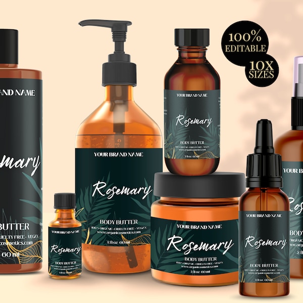 Body Oil Label - Etsy