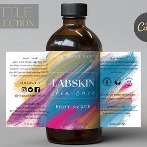 Editable Body Product Labels CANVA, DIY Cosmetic Labels, Editable ...
