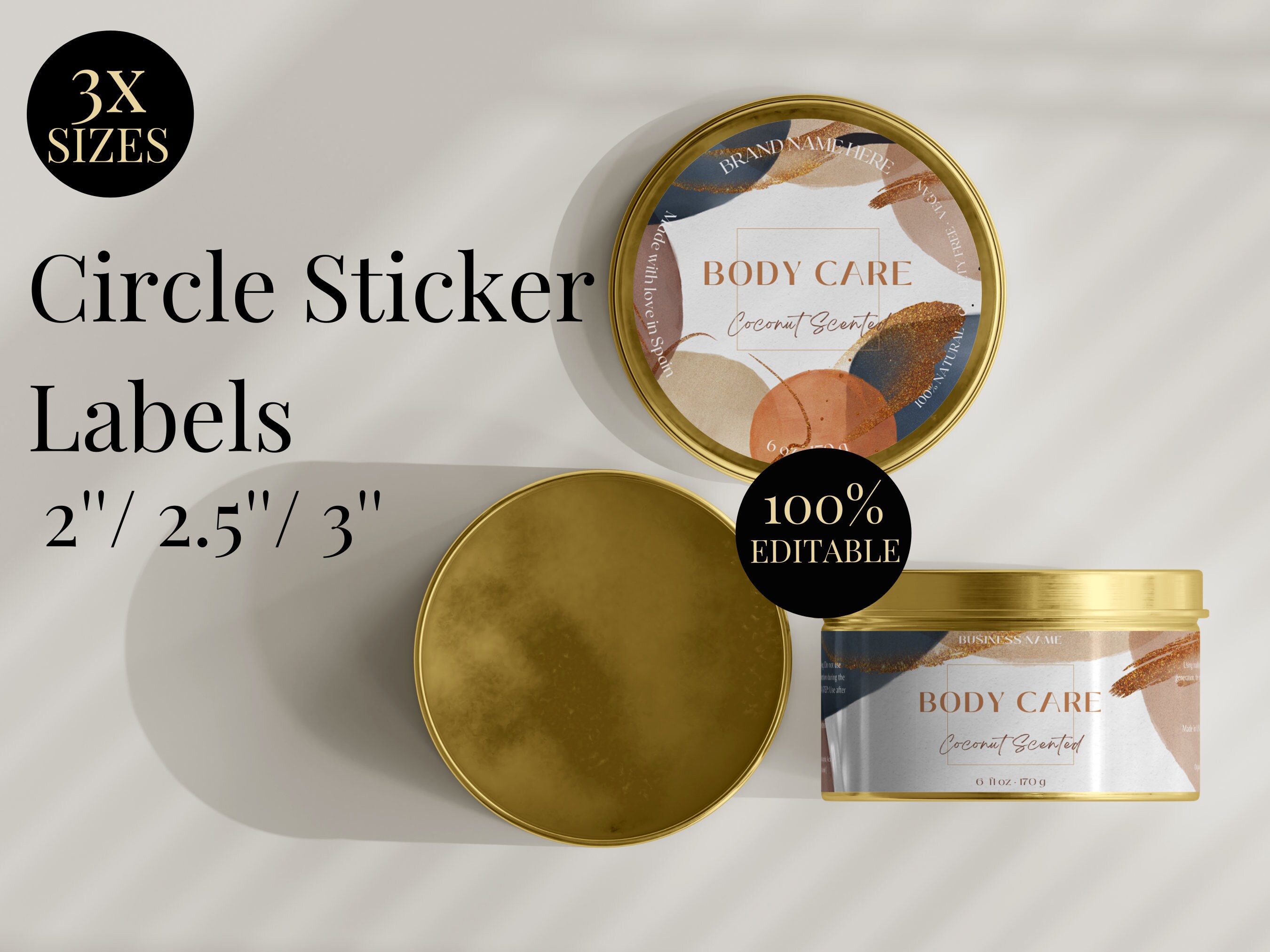 Editable Body Product Labels Printable Boho Labels DIY | Etsy UK