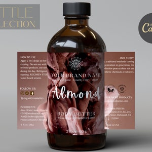 Editable Body Product Labels CANVA, DIY Cosmetic Labels, Editable ...