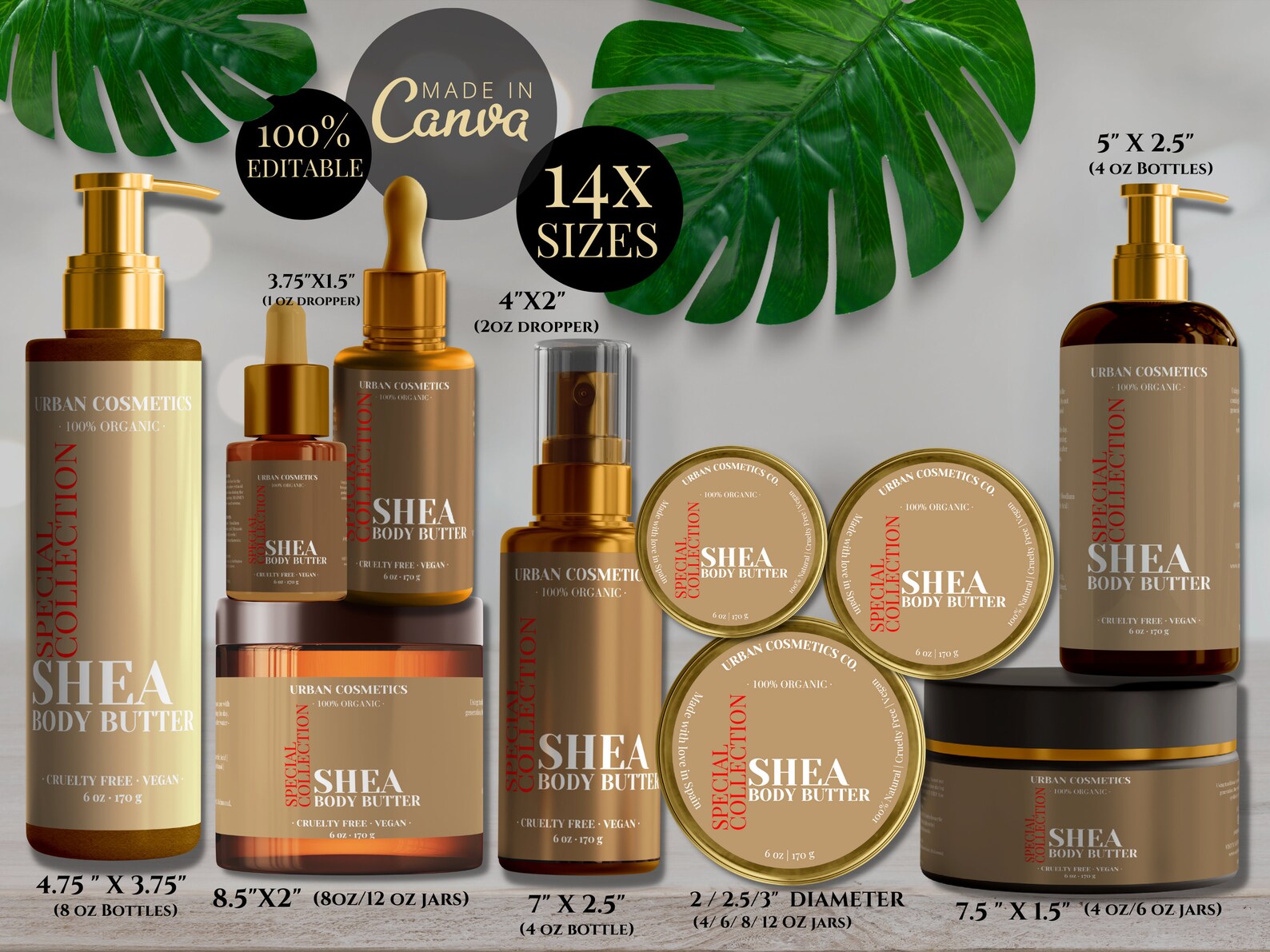 3x Label Pack Choose Your Preferred Designs Editable - Etsy