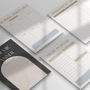 2021 2022 Planner, Academic Planner Printable Template, Student Planner ...