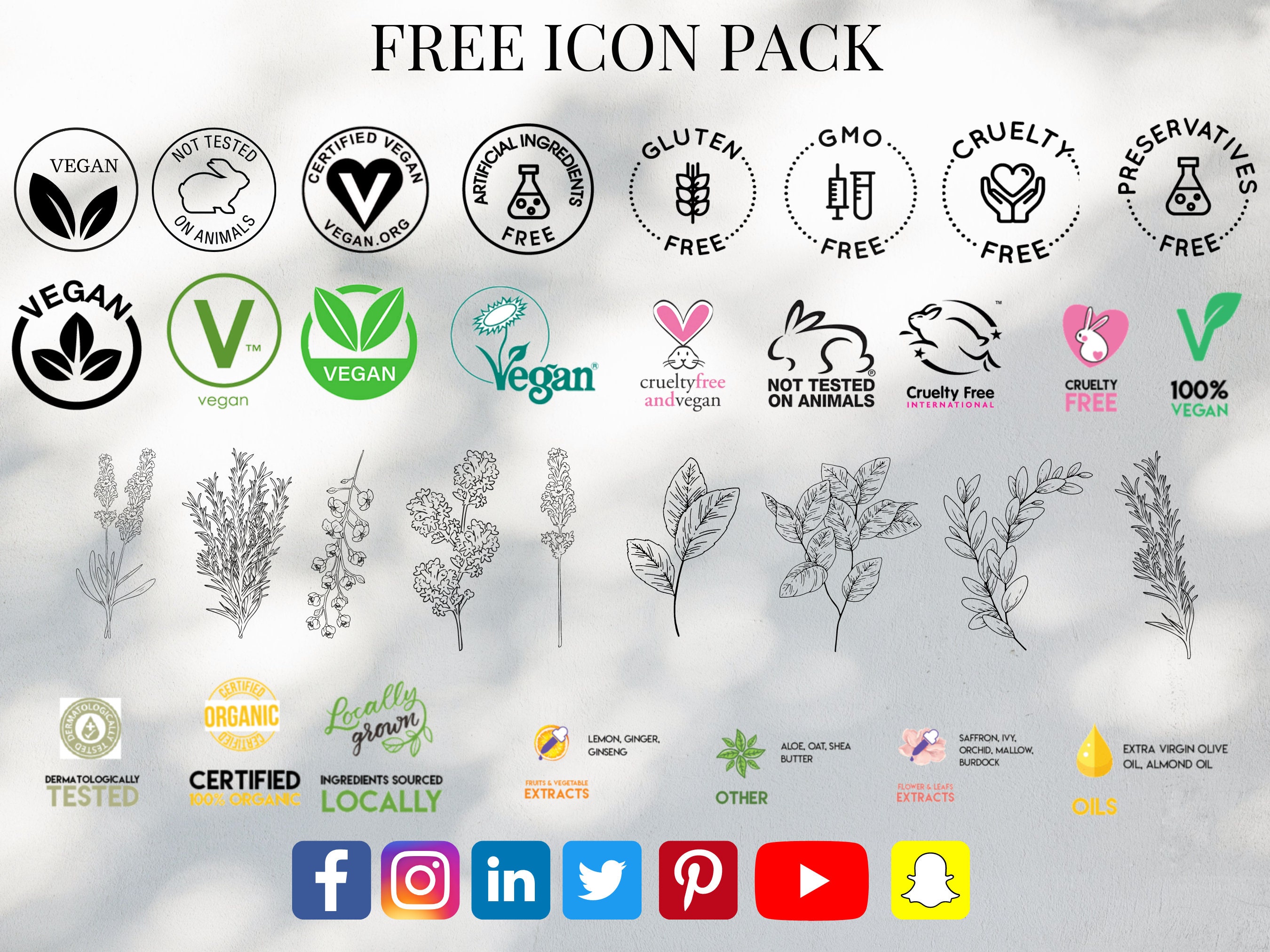 Essential Oil Label Editable Dropper Bottle Template - Etsy