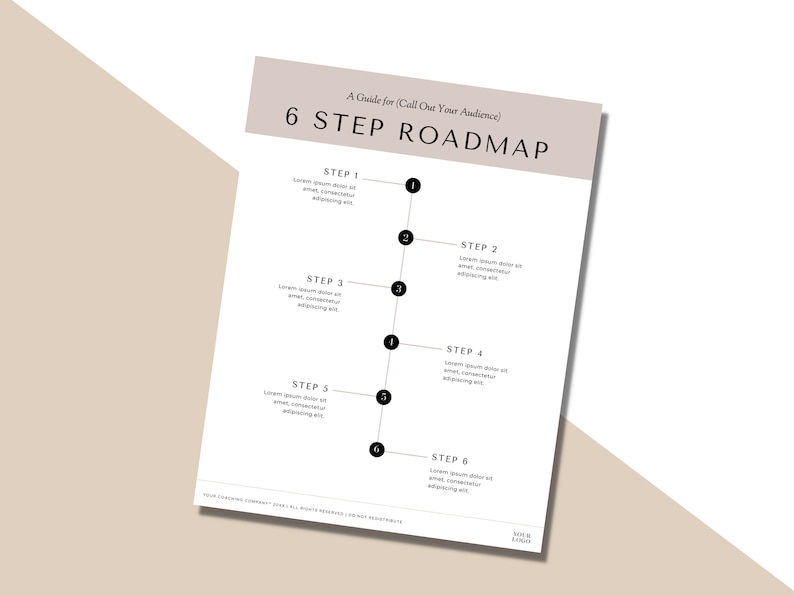 Roadmap Visual Canva Template, Create a Step-by-step Roadmap, Roadmap ...