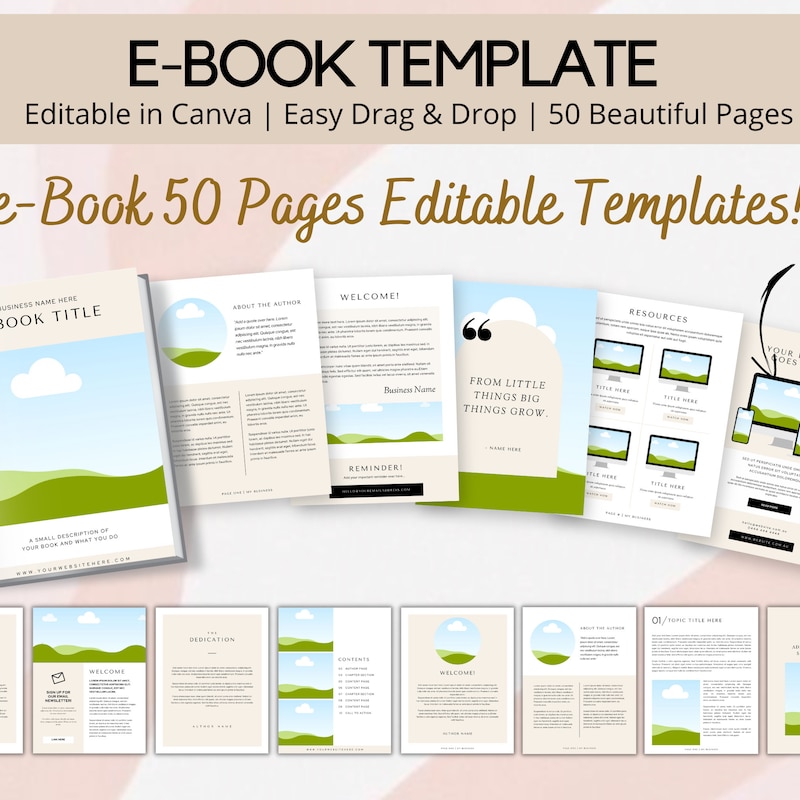 Template Canva - Etsy