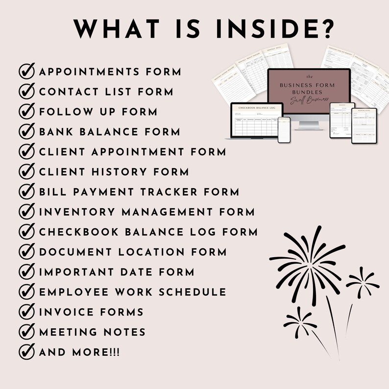 Business Form Template Bundle Business Form Editable in - Etsy