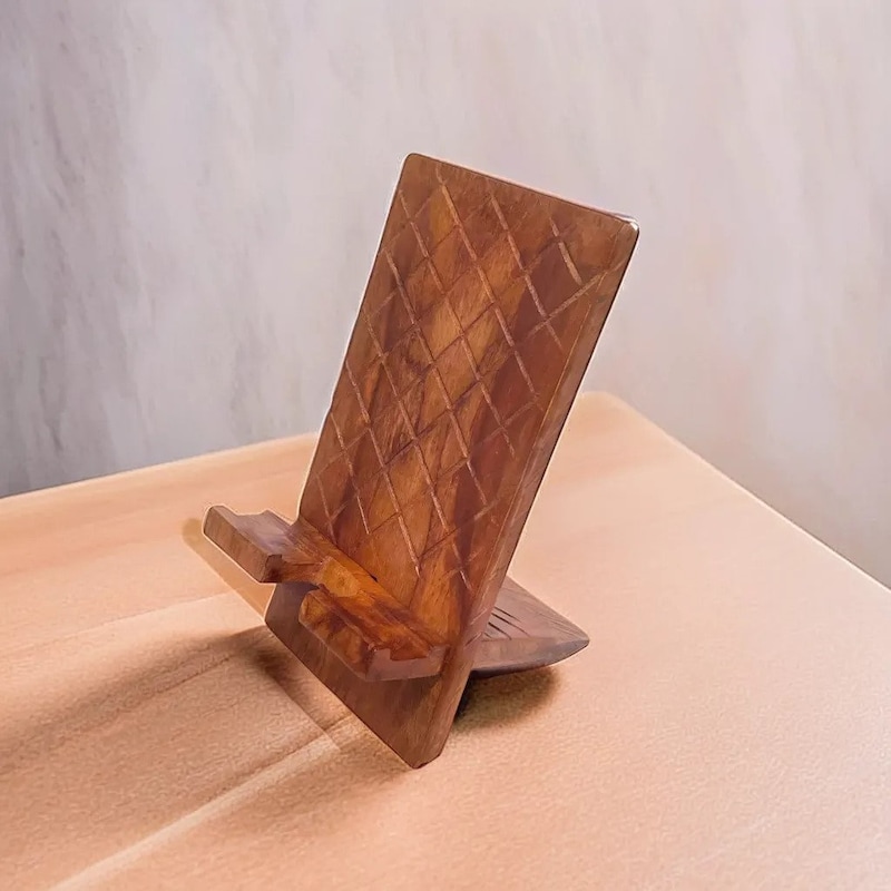 Wooden Phone Holder - Etsy Canada