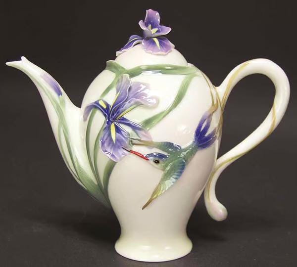 Vintage Franz Collection "long Tail Hummingbird" Collectible Porcelain ...