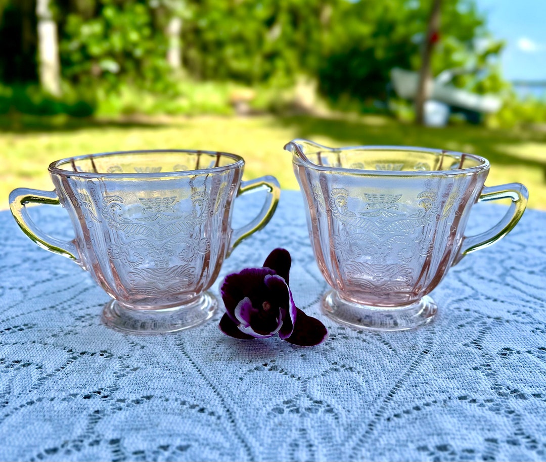 Vintage Indiana Glass Recollection Pink 1970s Reproduction Depression