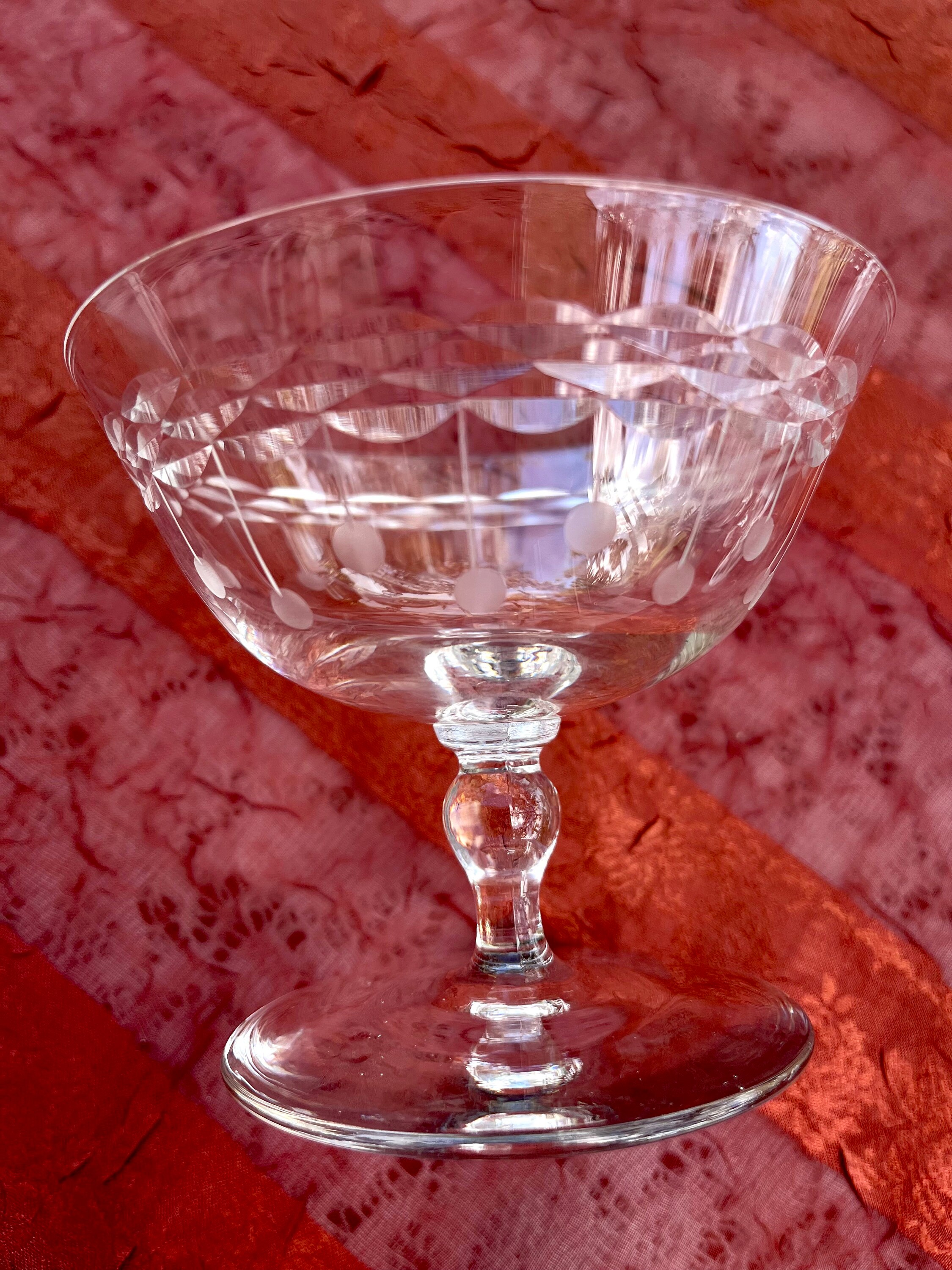 Etched Glass Dessert Cups at Ruby Vannatter blog