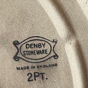 Vintage Denby-langley of England Stoneware Drip Glaze 2 Pt Oval Covered ...