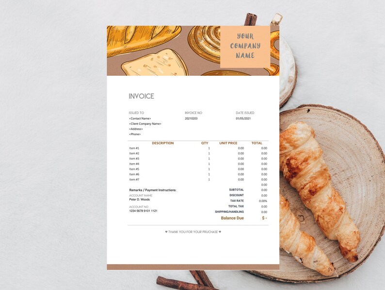 Receipt Template Editable Invoice Printable Invoice Simple Invoice Microsoft Word Invoice ...