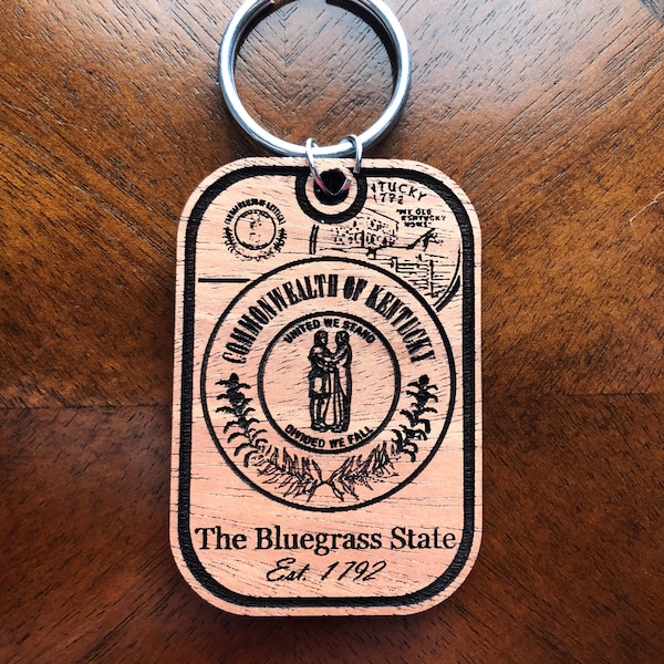 Kentucky Keychain - Etsy