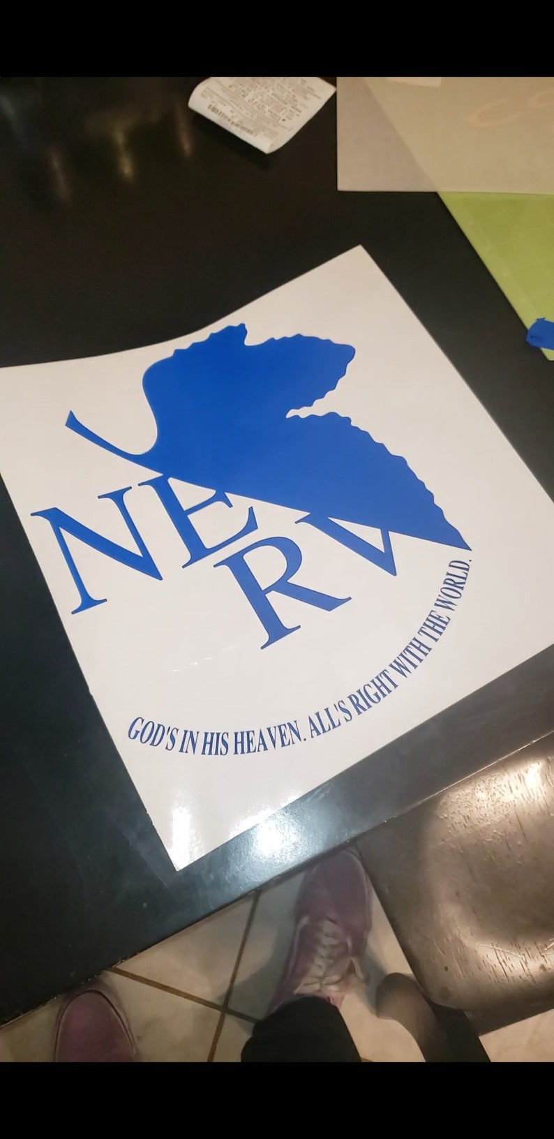 Evangelion NERV Logo - Etsy