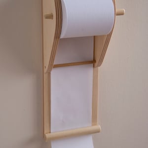 Retro Shopping List Holder | Handmade Kitchen Organizer | Grocery List ...